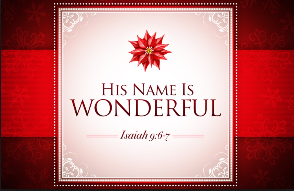 And His name shall be called Wonderful… | Hear God's Heart